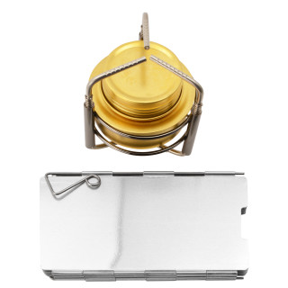 Spirituskocher Set mit Dose, Dreifuß und Windschutz - Simigu Outdoor ...