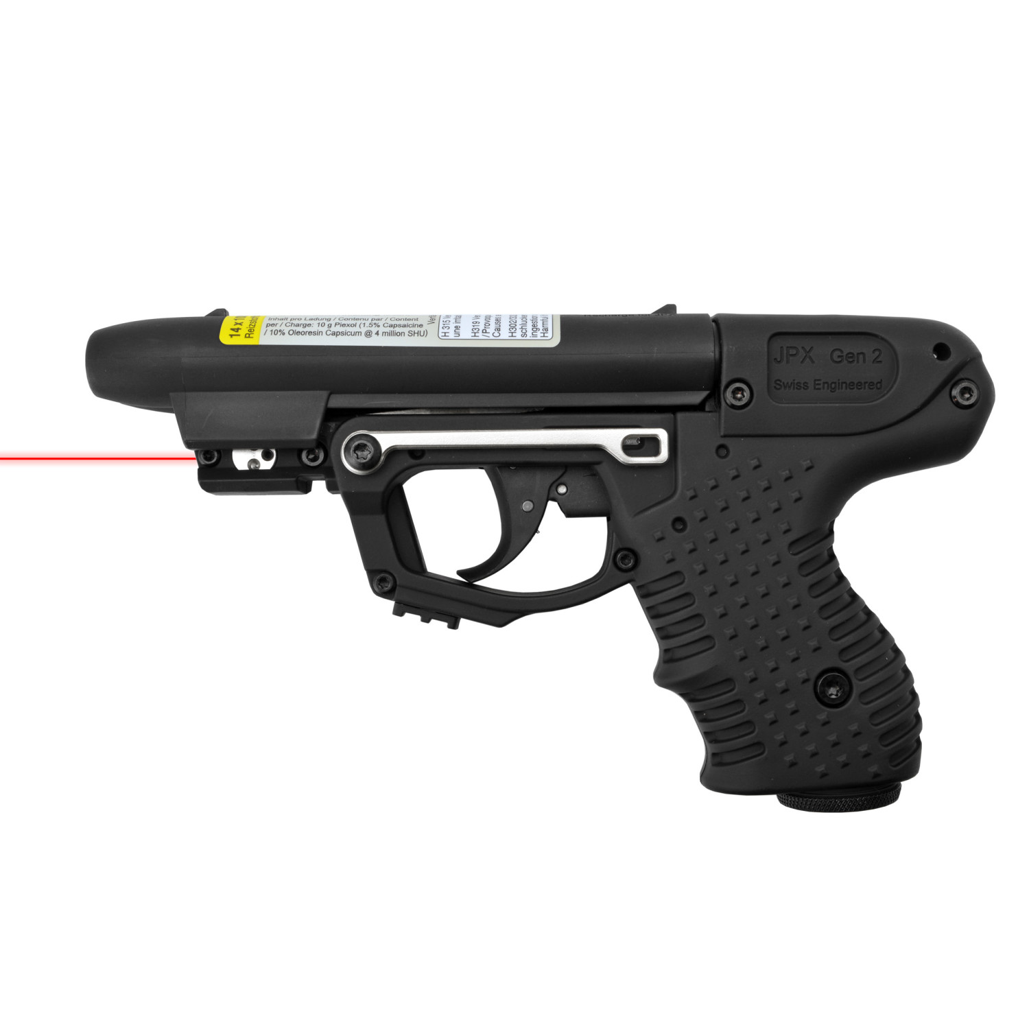 Piexon Jet Protector JPX2 Gen2 Pfefferschussgerät mit 2 Ladungen und 7 ...